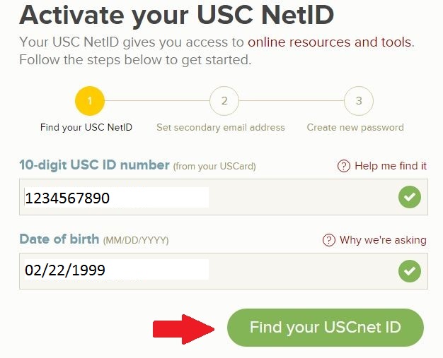 Activate Your USC NetID – USC Auxiliary Services IT