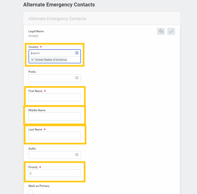 Adding Emergency Contacts – USC Auxiliary Services IT